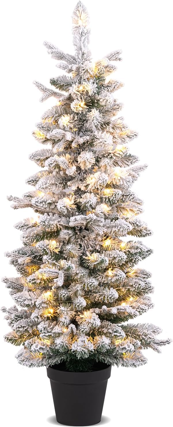 Olsen & Smith 4ft Christmas Tree - Pine Xmas Tree for Home Decor ...