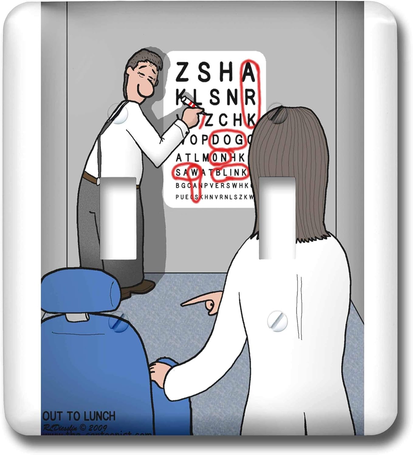 3dRose lsp_5277_2 Chart Word Search-Visit to the Eye Doctor Double ...