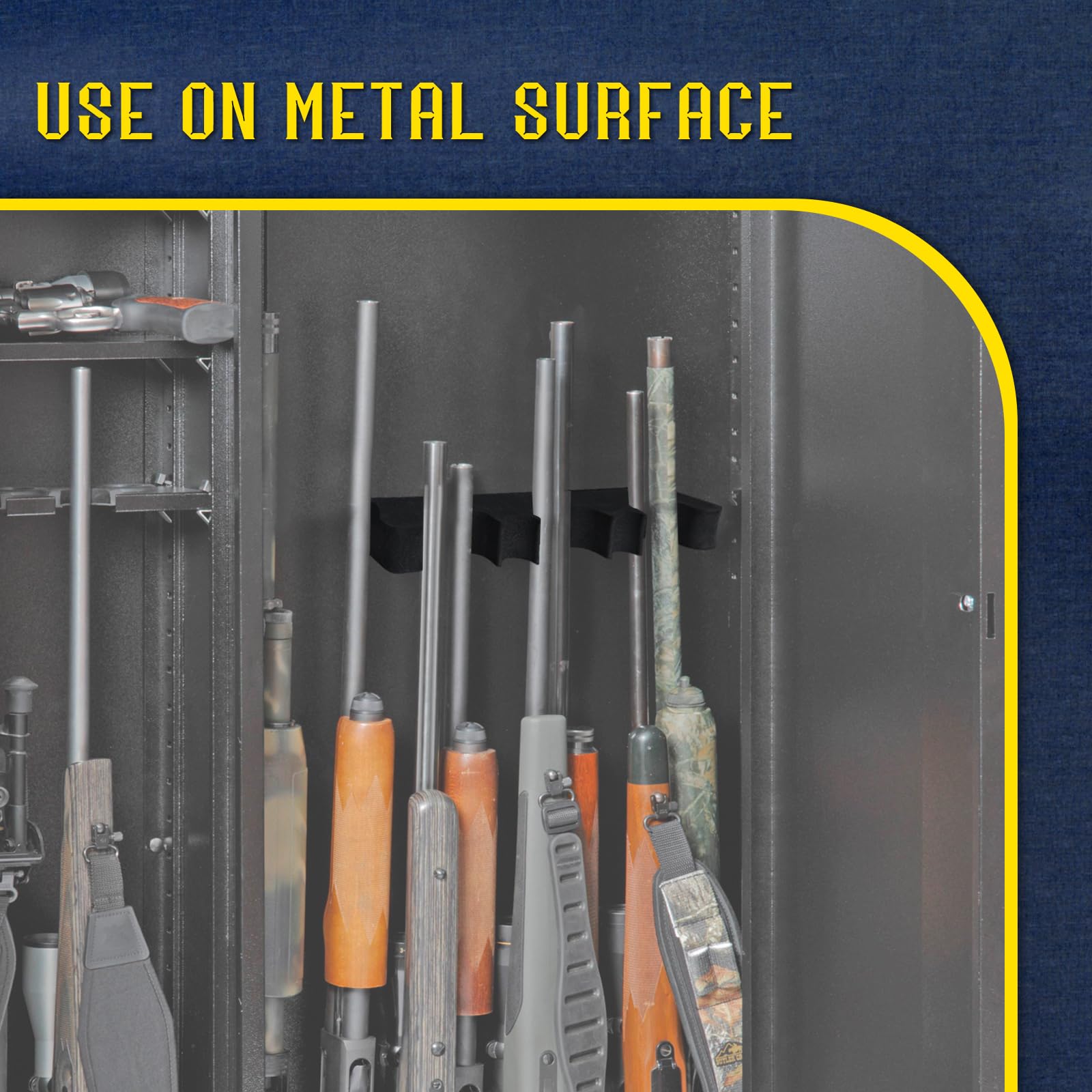 Snapklik.com : 2 Pack Gun Safe Organizer, Gun Rack For Gun Storage, Gun ...