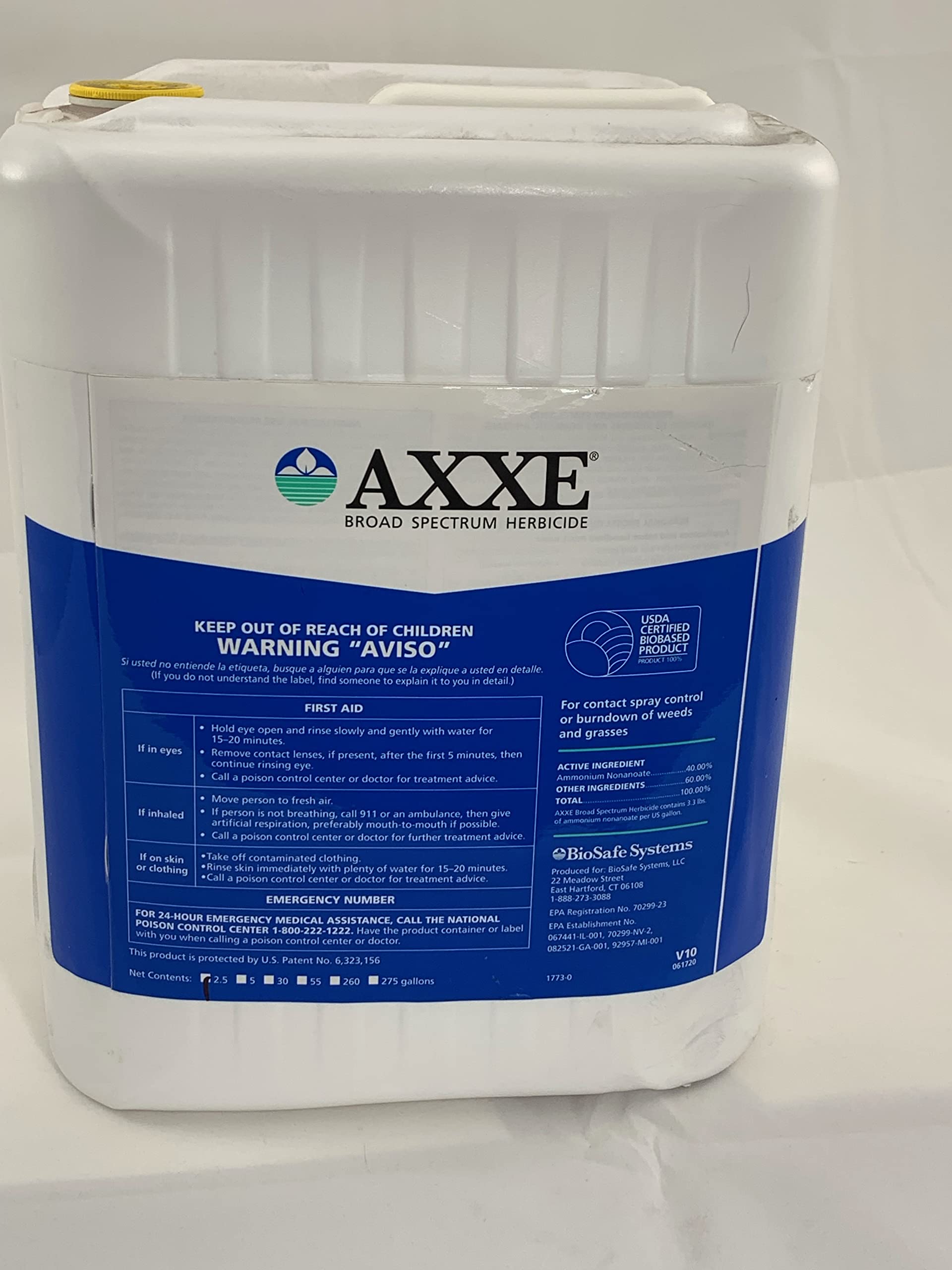 Amazon.com : Axxe Herbicide, 2.5gal : Patio, Lawn & Garden