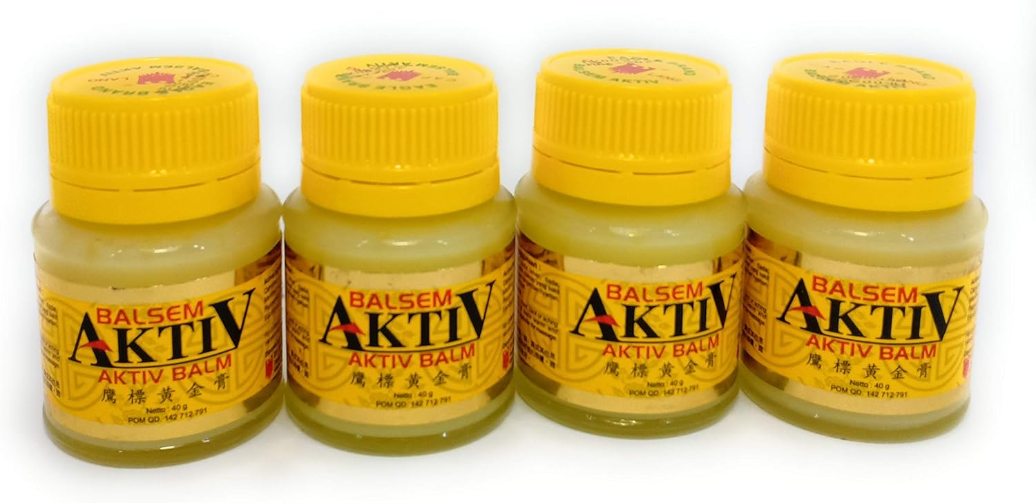 Amazon.com: Cap Lang Balm Aktiv Cap Lang , 40 Gram (Pack of 4) : Health ...