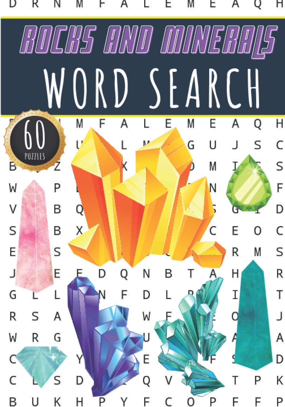 Rocks And Minerals Word Search: 60 Puzzles with Word Scramble ...