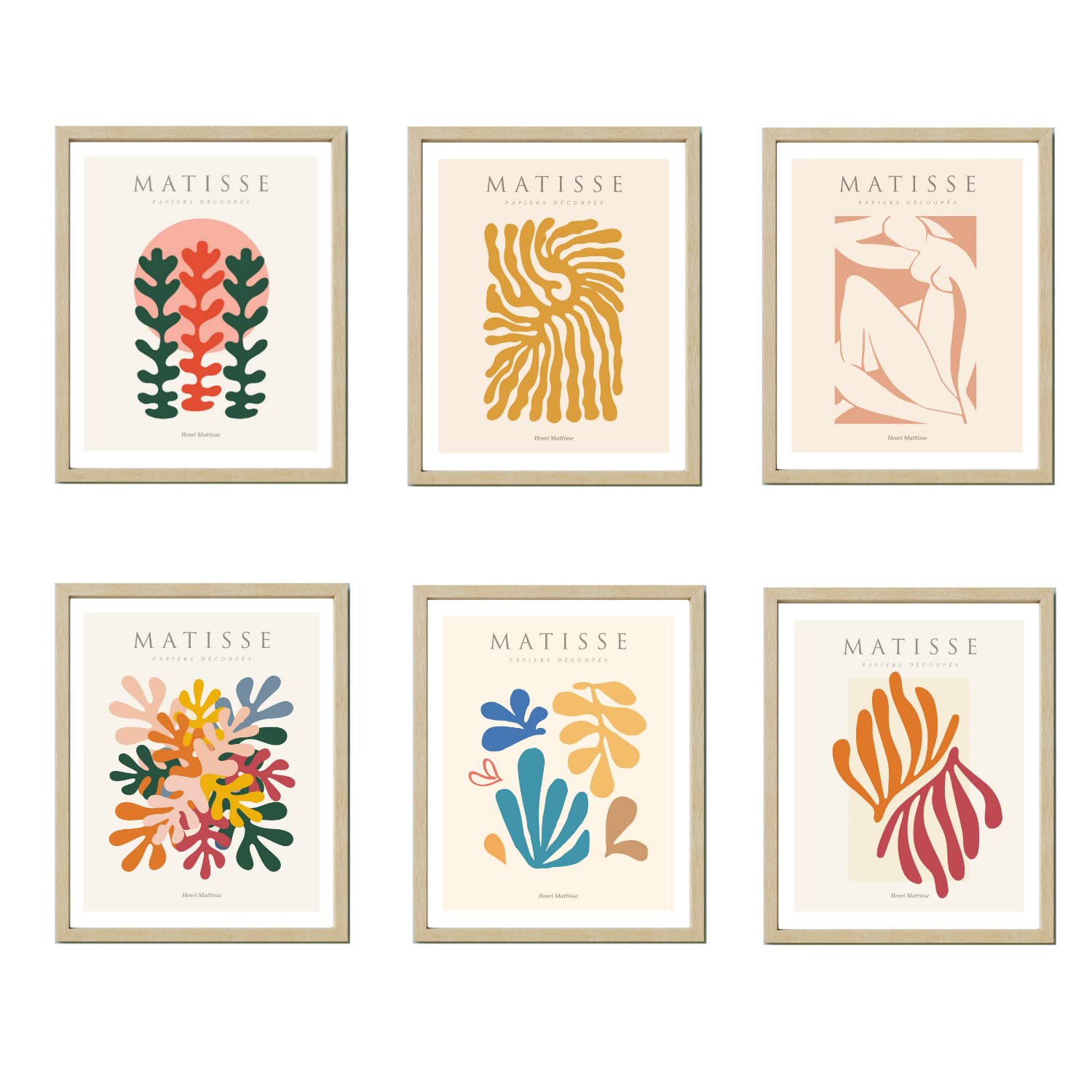 VEEDOO Matisse Wall Art, Matisse Poster Set, Poster Sets for Room ...