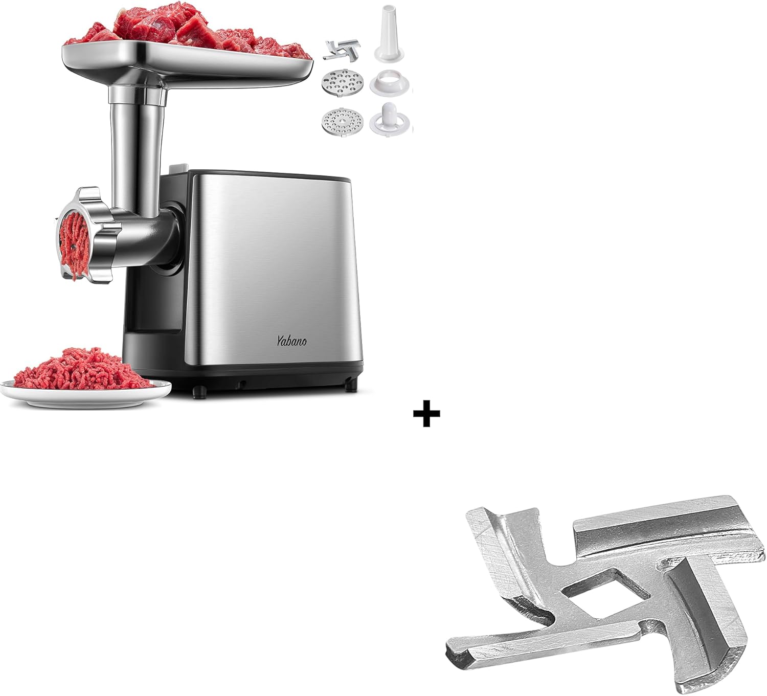Amazon.com: Yabano Electric Meat Grinder and Grinder Knife: Home & Kitchen
