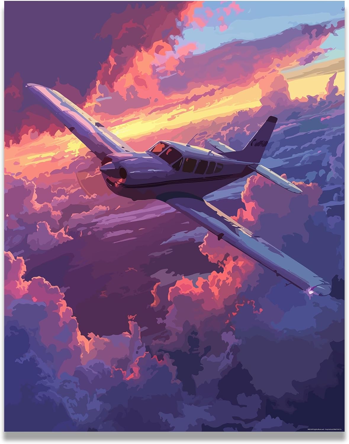 Amazon.com: Buoyant | Air Plane Poster - Cessna Boeing Wall Decor ...