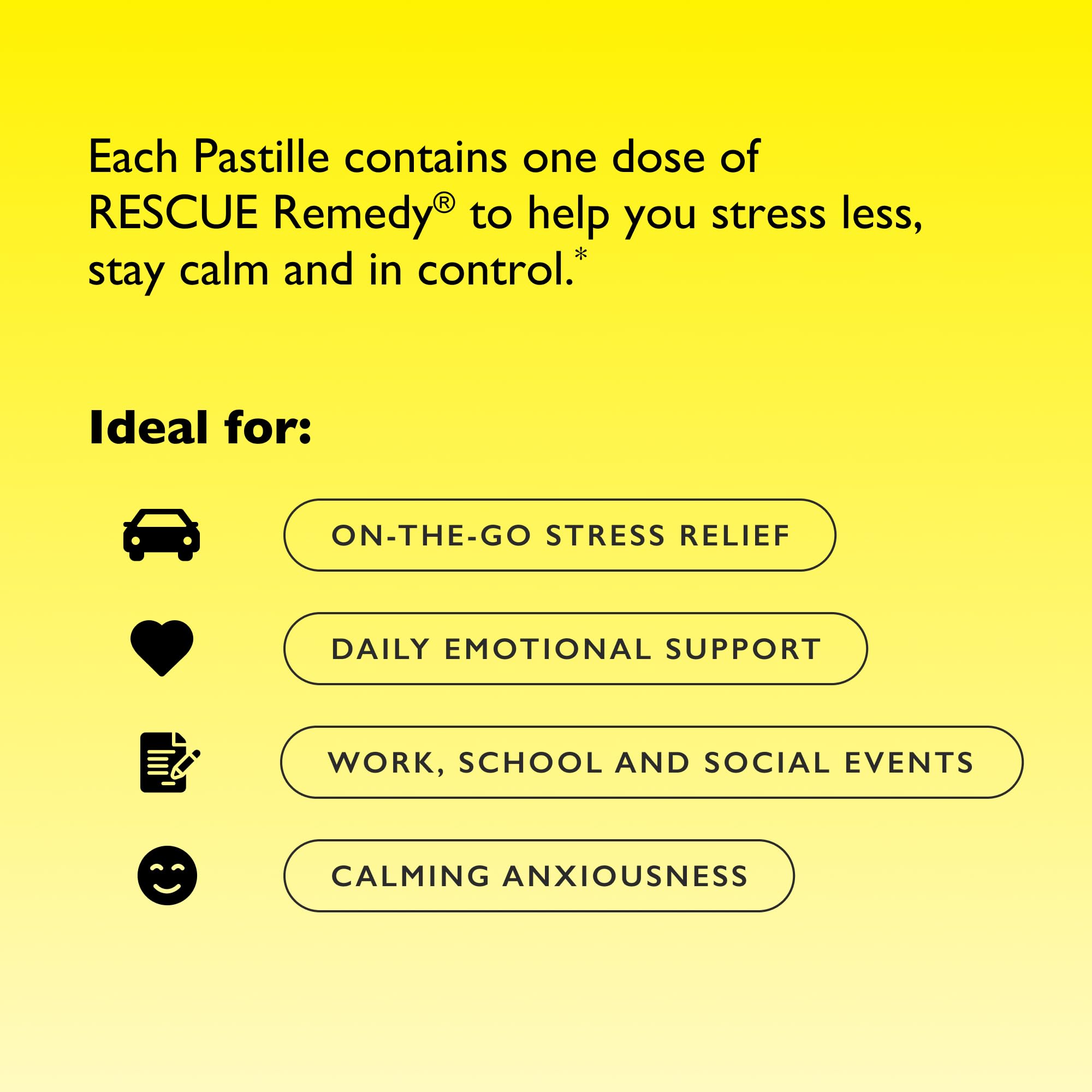 Snapklik.com : Bach PASTILLES, Watermelon Flavor, Stress Relief ...