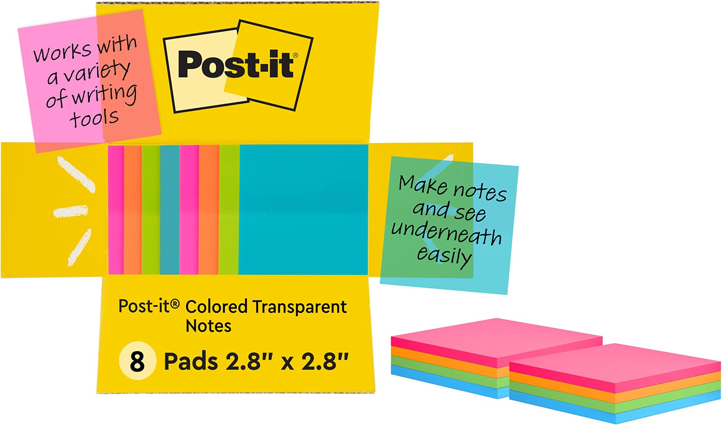 Amazon.com : Post-it® Super Sticky Pop-up Lined Note Refills : Office ...
