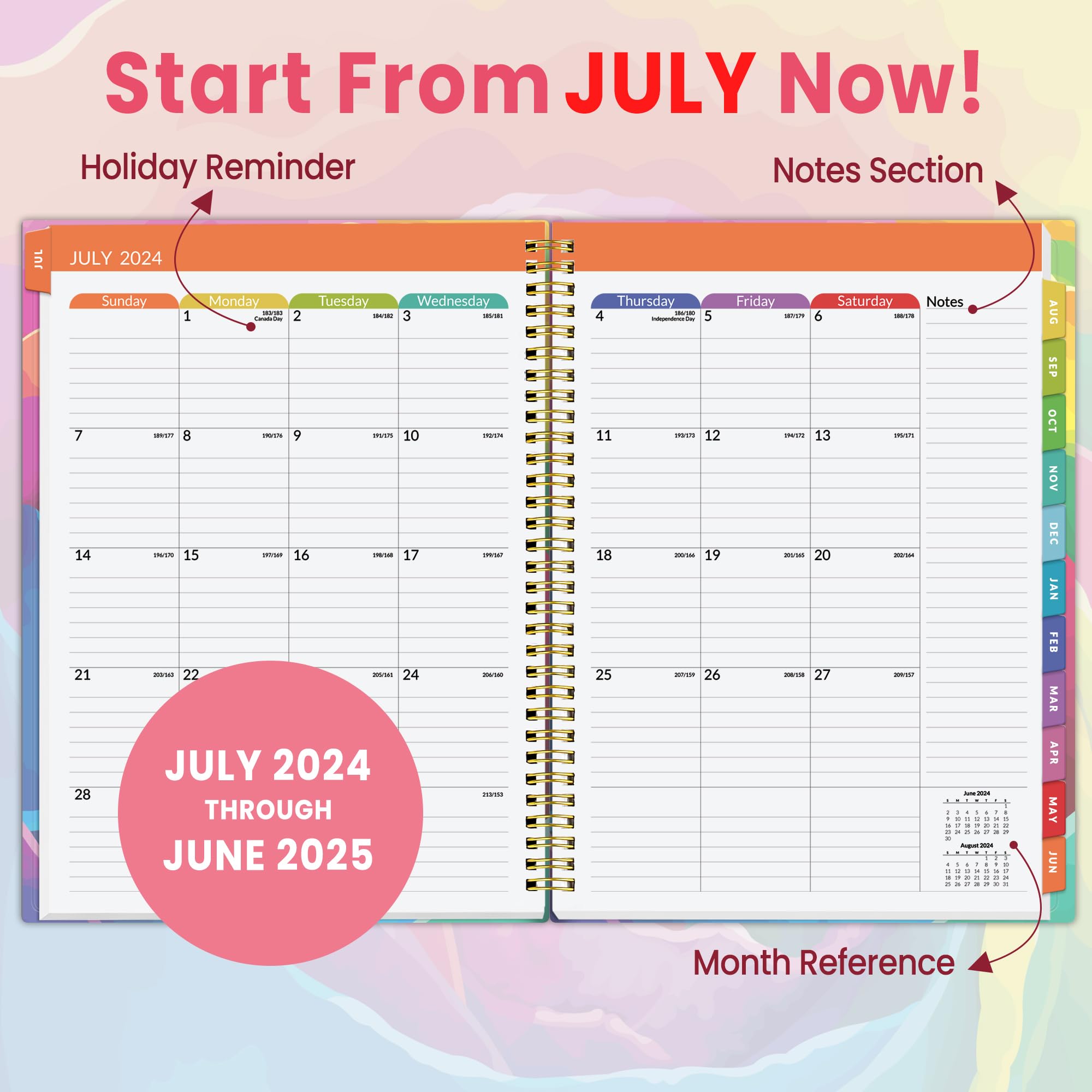 Snapklik.com : SUNEE Teacher Planner 2024-2025 Academic Year, Lite ...