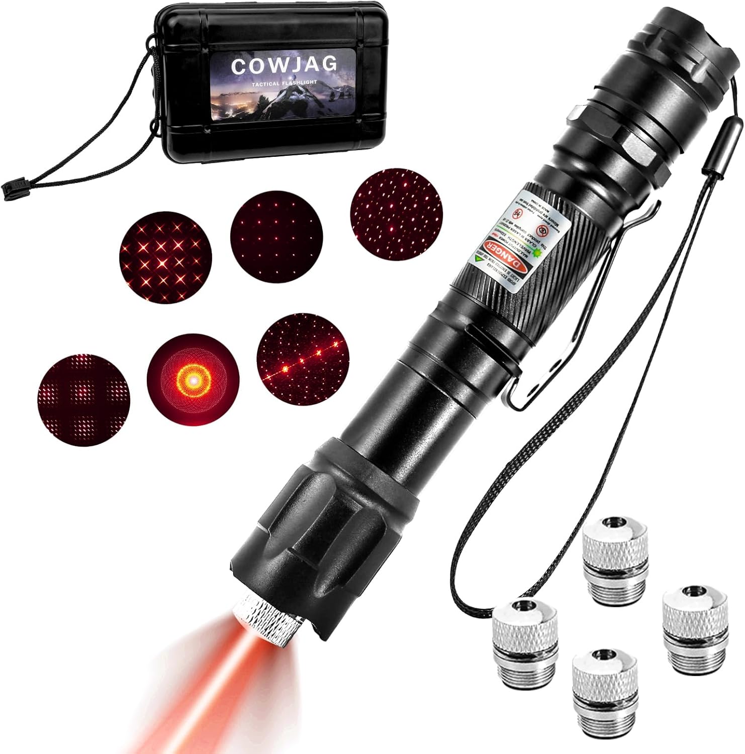 Cowjag Red Laser Pointer High Power, Tactical Long Range [12,000 Ft ...