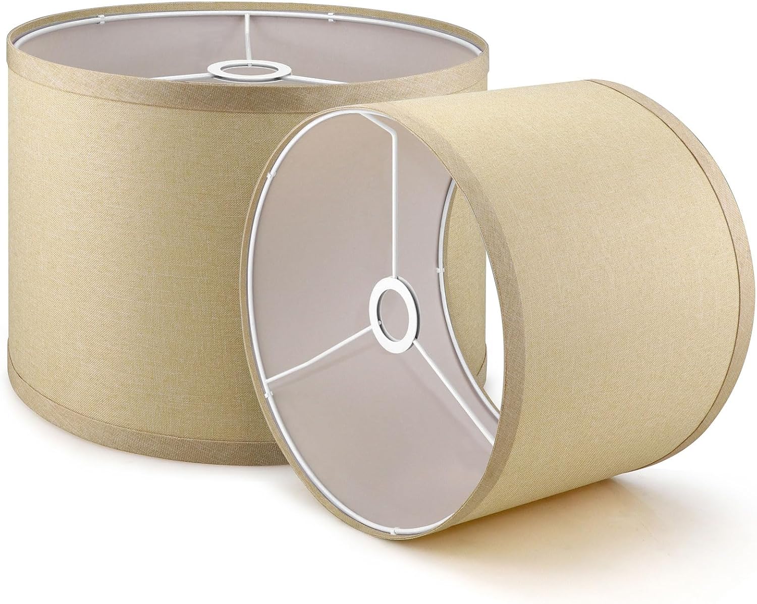 Lamp shades Set of 2, Fabric Lamp Shades for Table Lamps and Floor ...