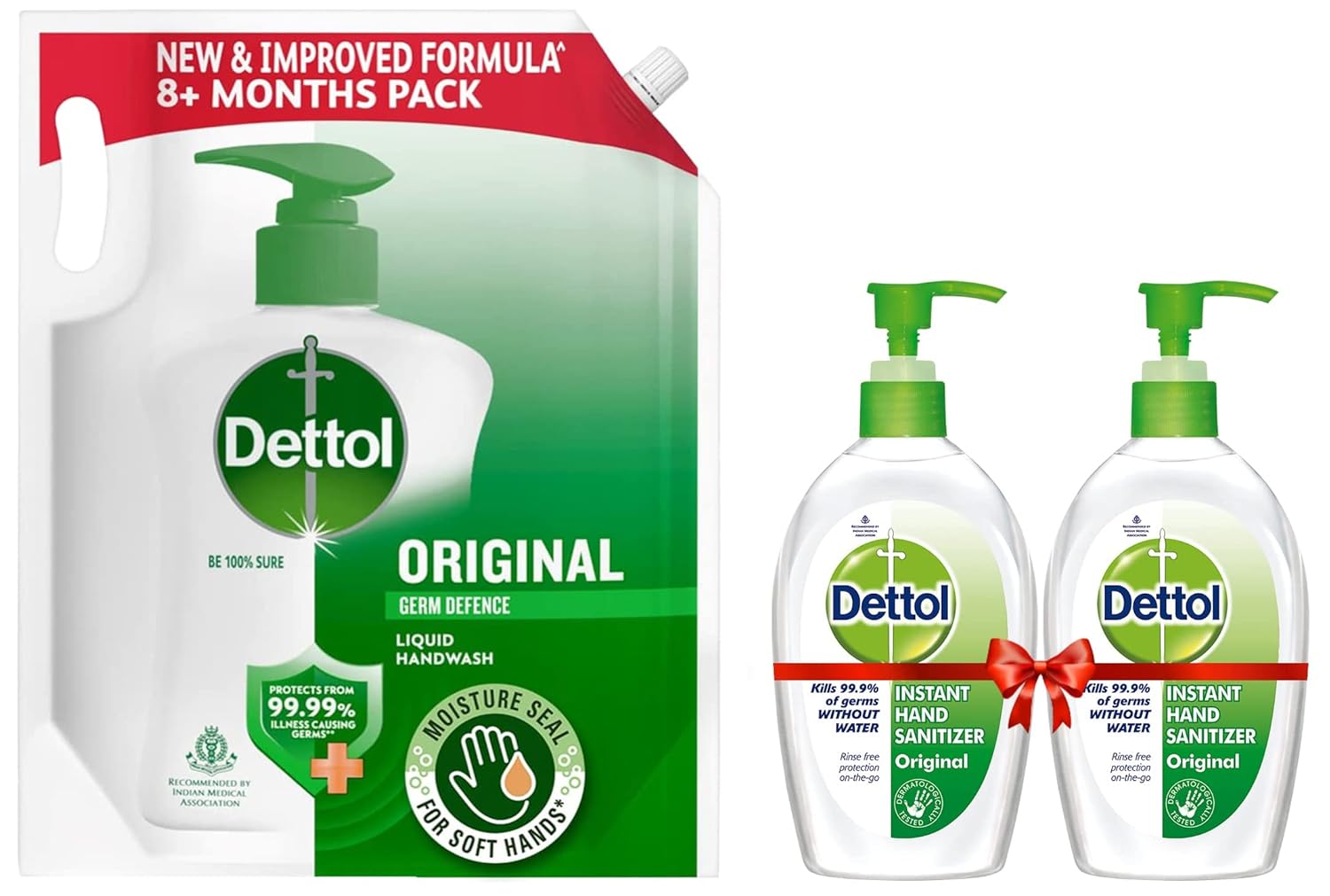 Buy Dettol Liquid Handwash Refill - Original Germ Protection Hand Wash ...