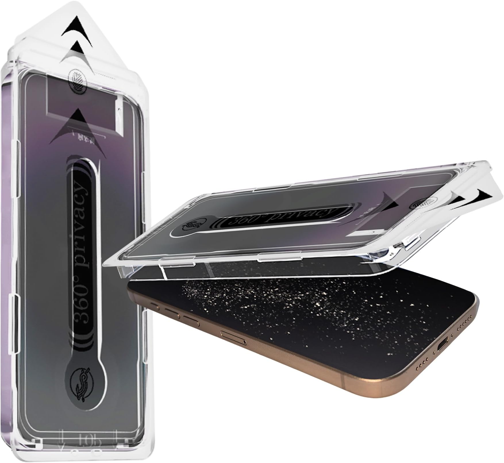 Amazon.com: SOOPUR 2-Pack 4 Way 360° Privacy Screen Protector for ...