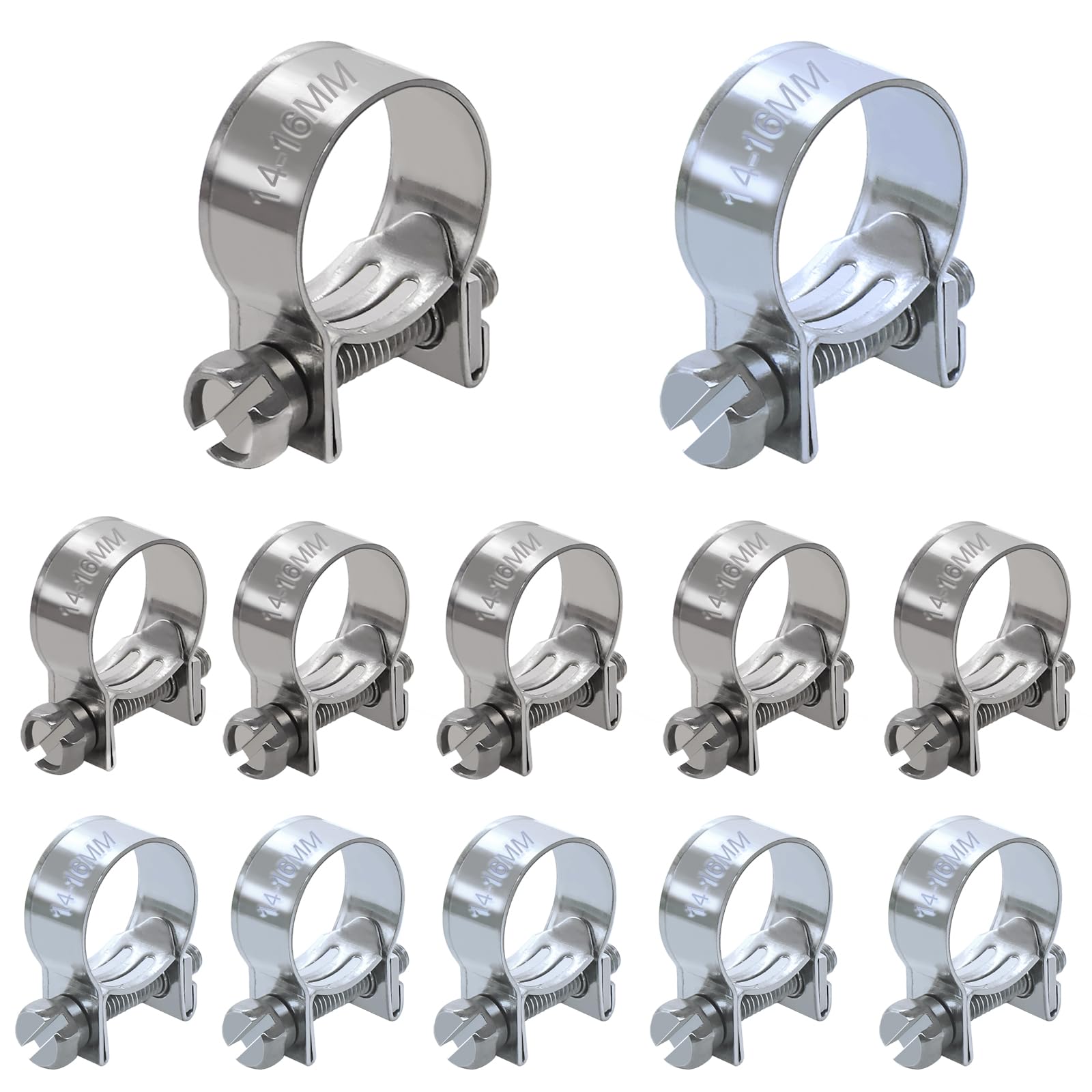 Amazon.com: Tnisesm 12Pcs Replacement for 3/8" Fuel Injection Hose ...