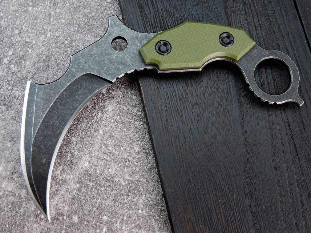 Snapklik.com : Ccanku C1699 Fixed Blade Knives 9.8 Inch D2 Blade Steel ...