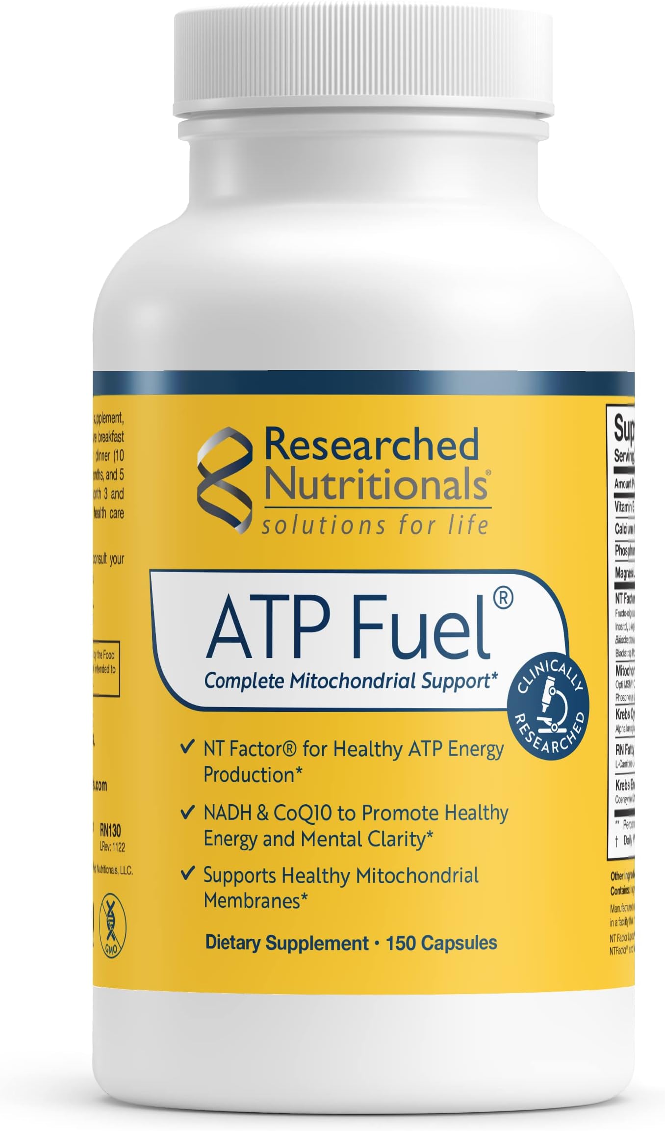 Amazon.com: Researched Nutritionals ATP Supplements for Cellular Health ...