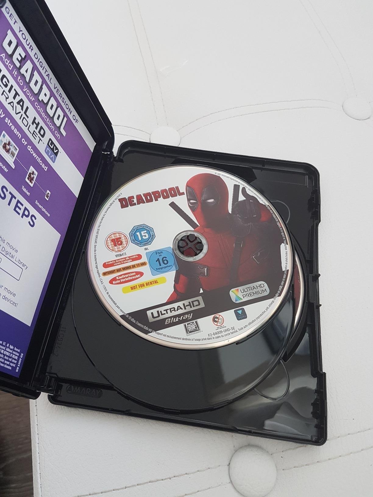 Deadpool [Blu-ray + Digital HD] [2016] [Region A] [NTSC]: Amazon.co.uk ...