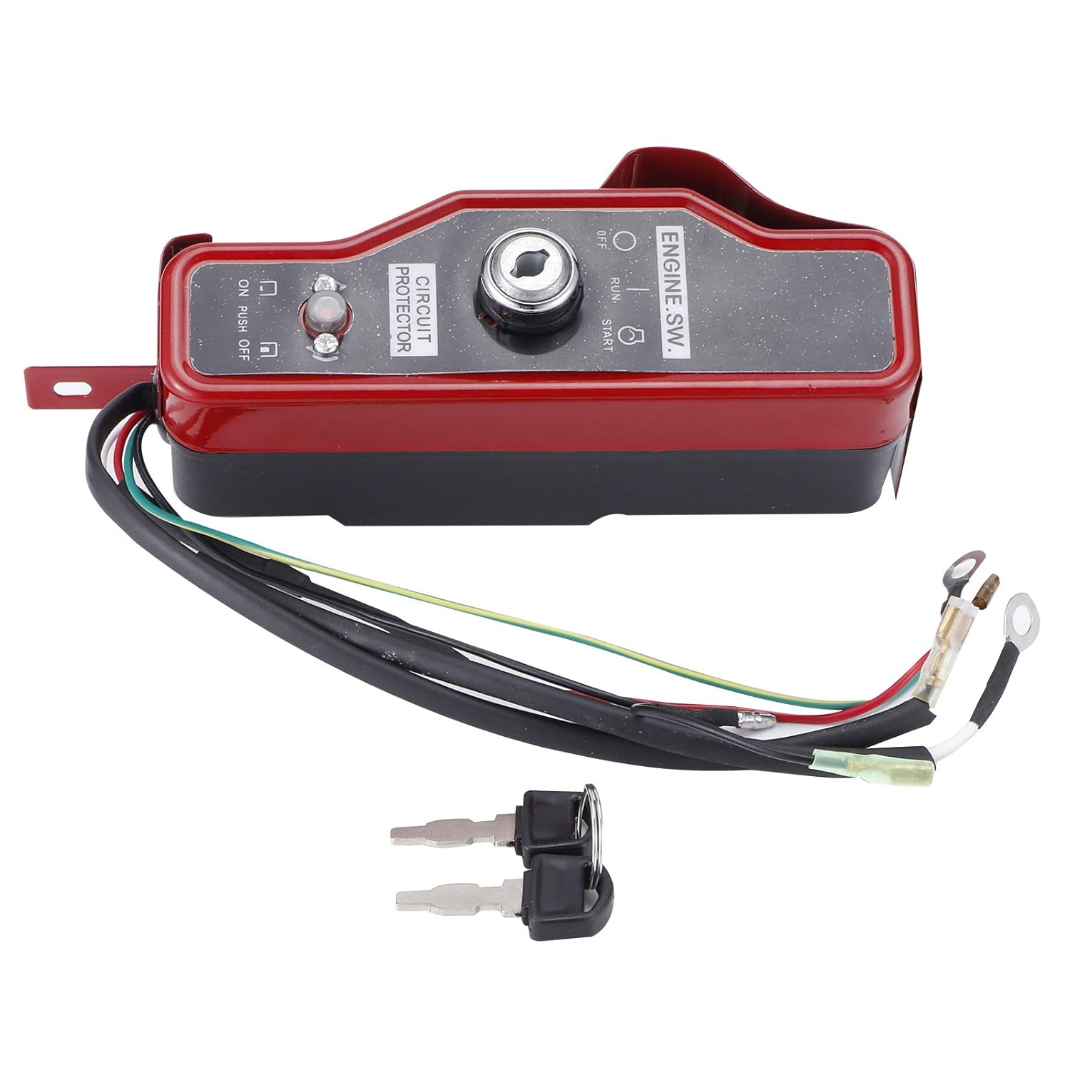 Amazon.com: Ignition Switch Box with Keys for Gasoline Generator 188F ...