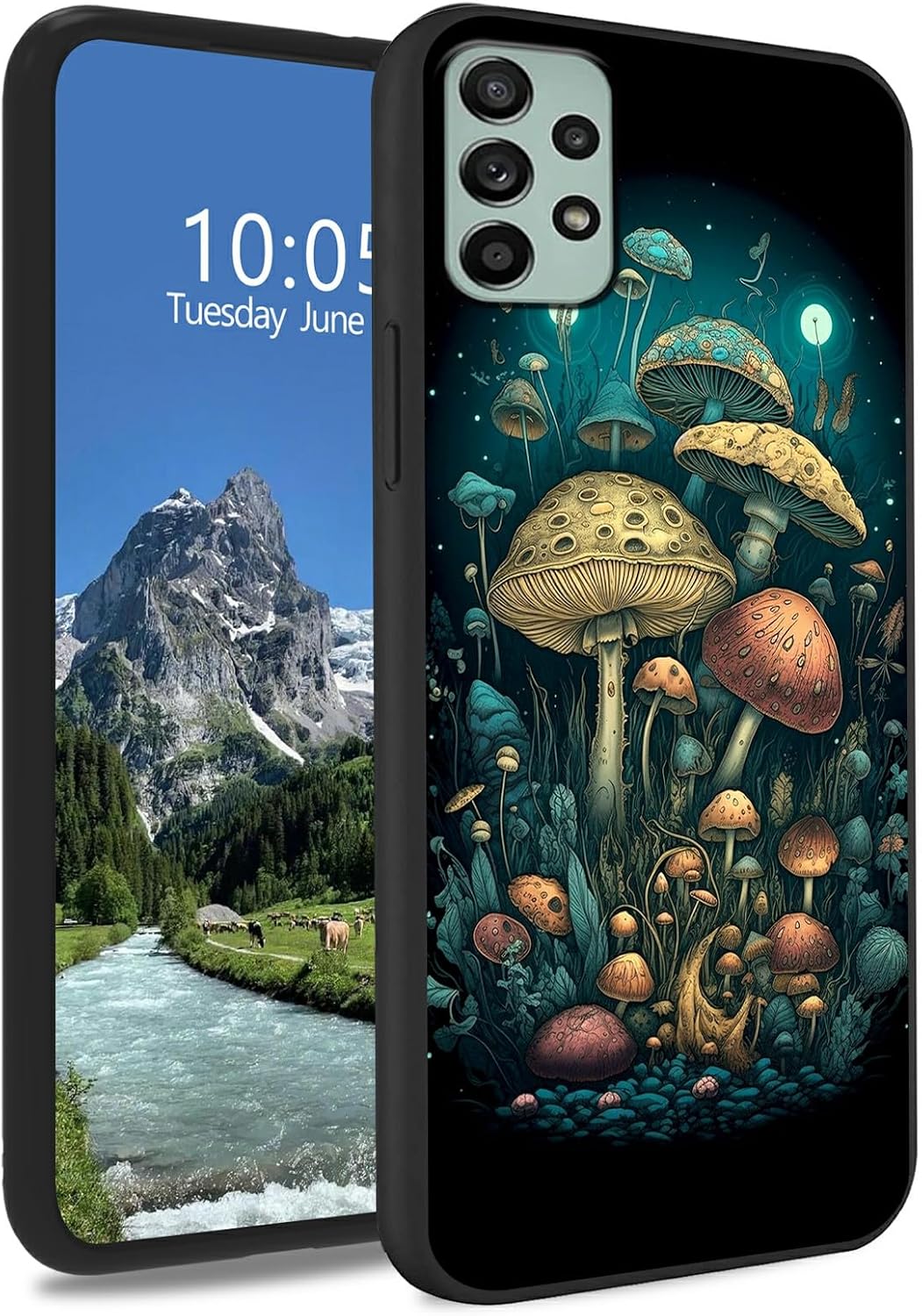 DIGTIALL Pilzquallen Hülle für Samsung Galaxy A23 4G/5G 16.8 cm, Slim ...