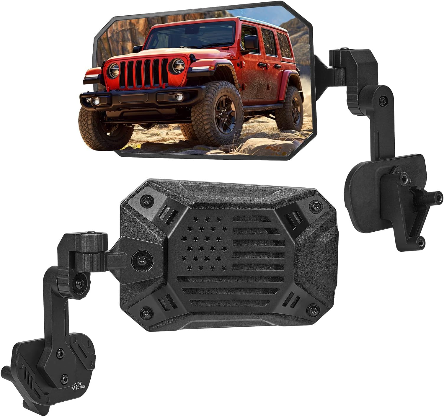 Amazon.com: HECASA Side Mirrors Compatible with 2018-2022 Jeep Wrangler ...