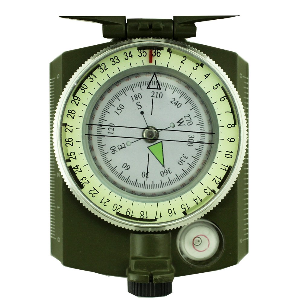 Snapklik.com : Optical Lensatic Compass Military Sighting Waterproof ...