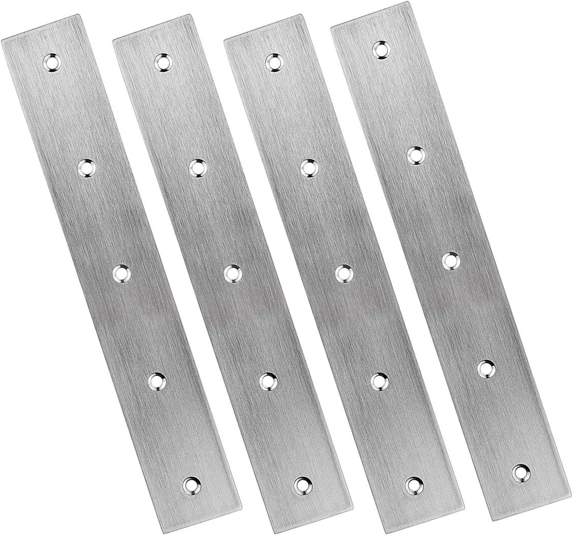Amazon.com: 4Pcs 11" Straight Brace Metal Strap Bracket with Holes ...