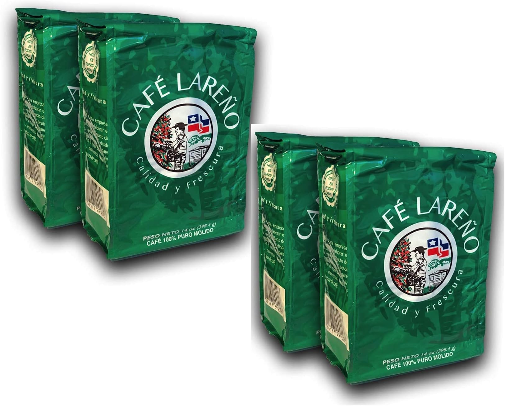 Amazon.com : Café Lareño Ground Coffee Puerto Rican Coffee 2 Bags of ...