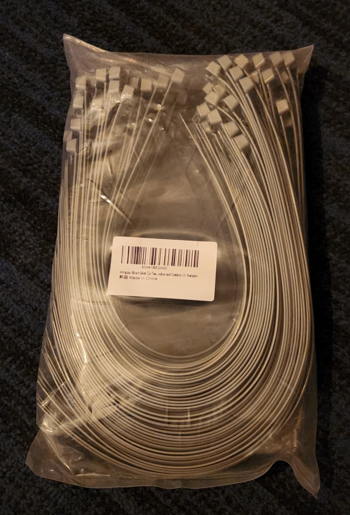 Amazon.com: Armpow 24 inch Yellow Zip Ties Heavy Duty 50 PACK, 250 LBS ...