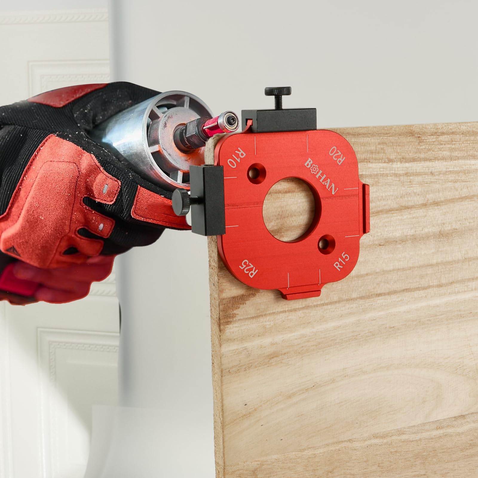 2Pcs Round Corner Radius Template Aluminum Alloy Radius Jig Router ...