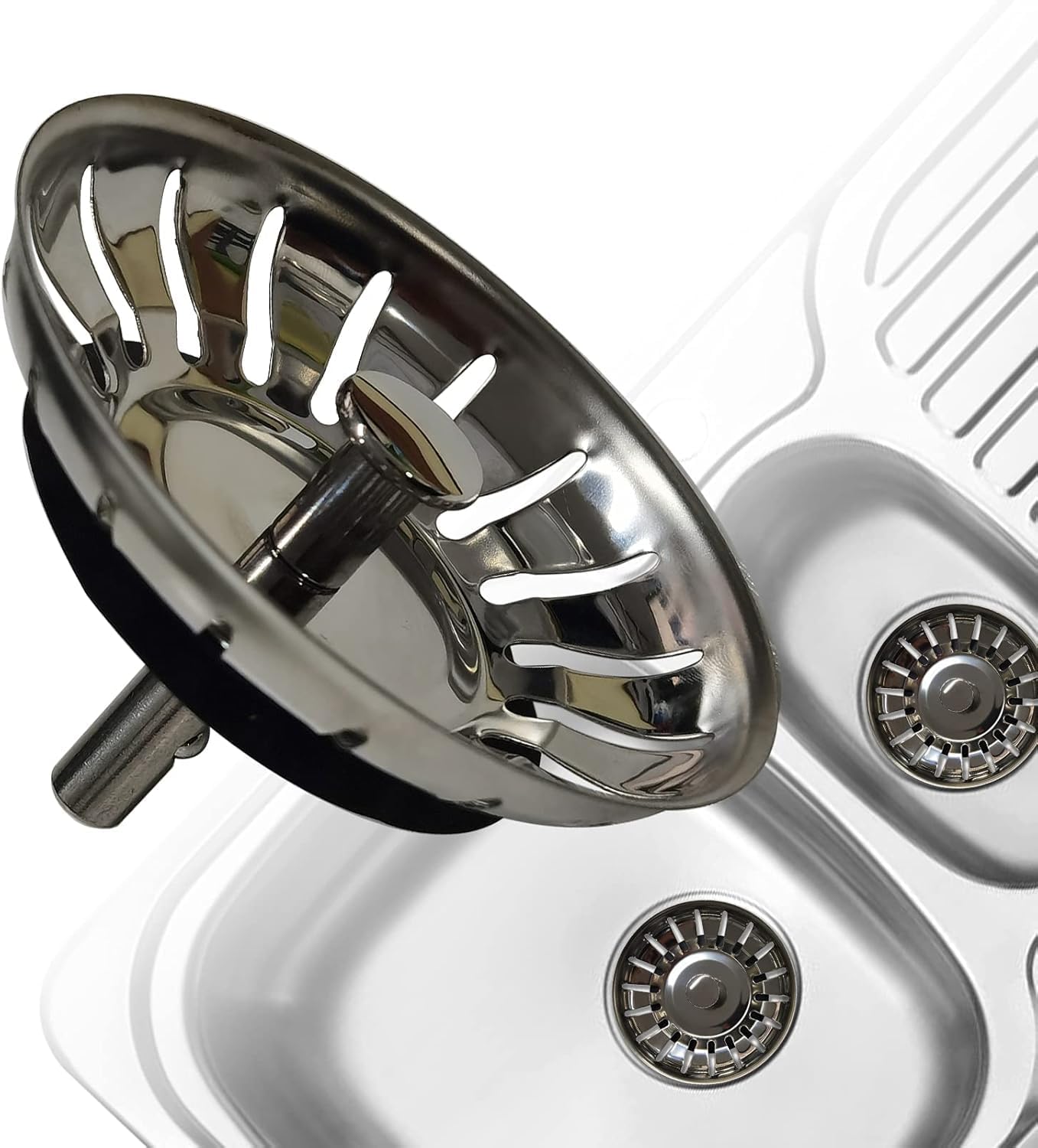 AONAT Sink Strainer, Stainless Steel Kitchen Thickening Strainer Drain ...