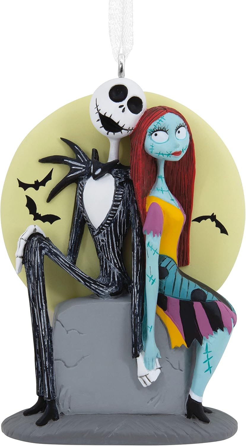 Hallmark Disney Enfeite de Natal Jack e Sally em Lápides de Tim Burton ...