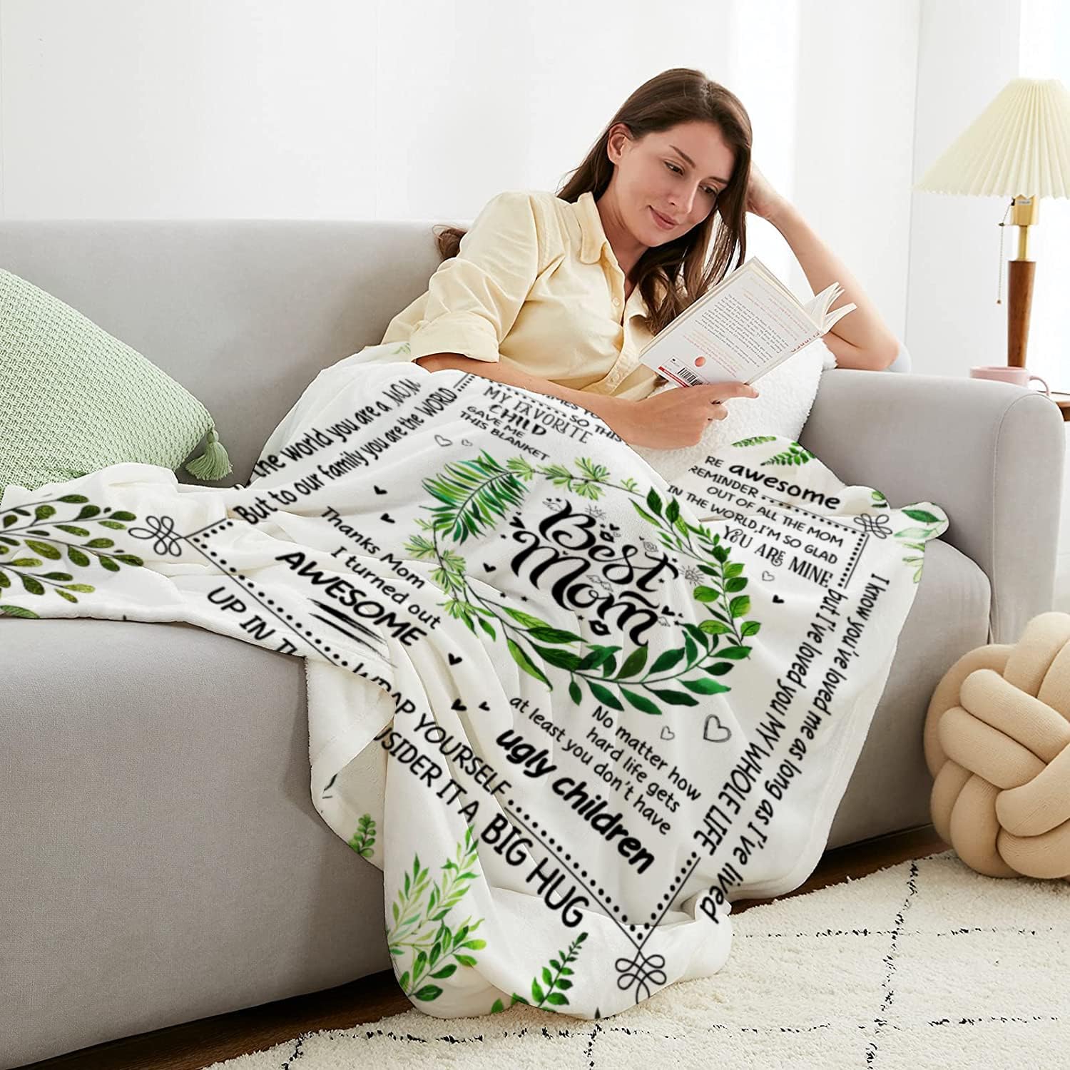 Regalos Para Mamá Manta De Mamá De Hija E Hijo Regalos De Cumpleaños