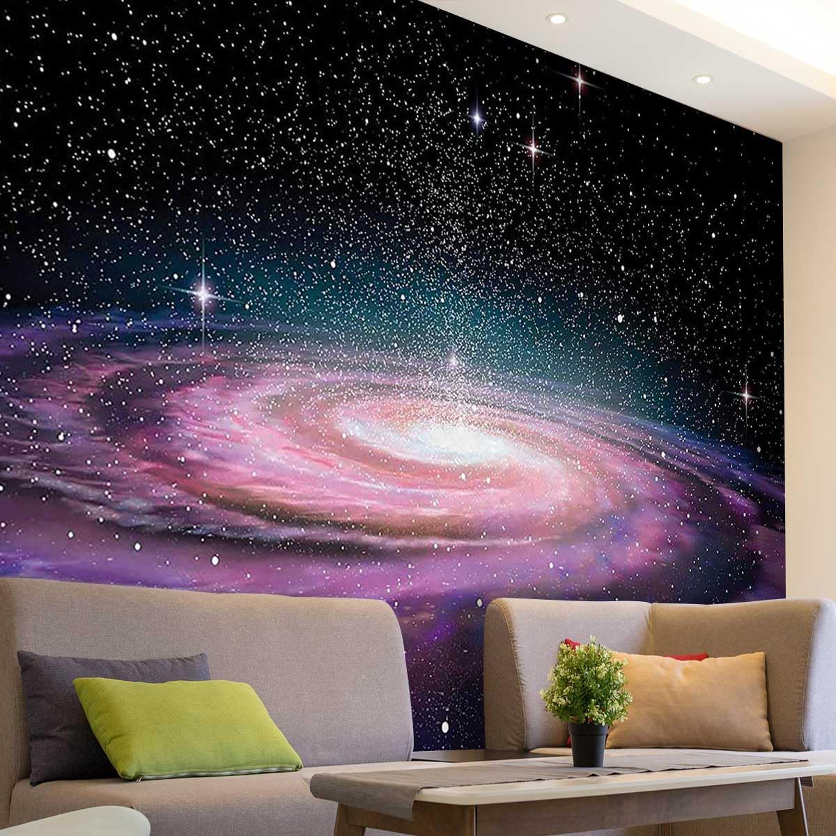 ZYMECH Peel Stick Wallpaper Galaxy Customize Comtact Paper Wall Clings ...