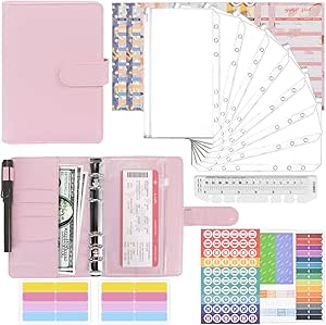 Mlife Budgetplanner, A6, ringmap met 6 gaatjes, notitieboek, met 8 ...