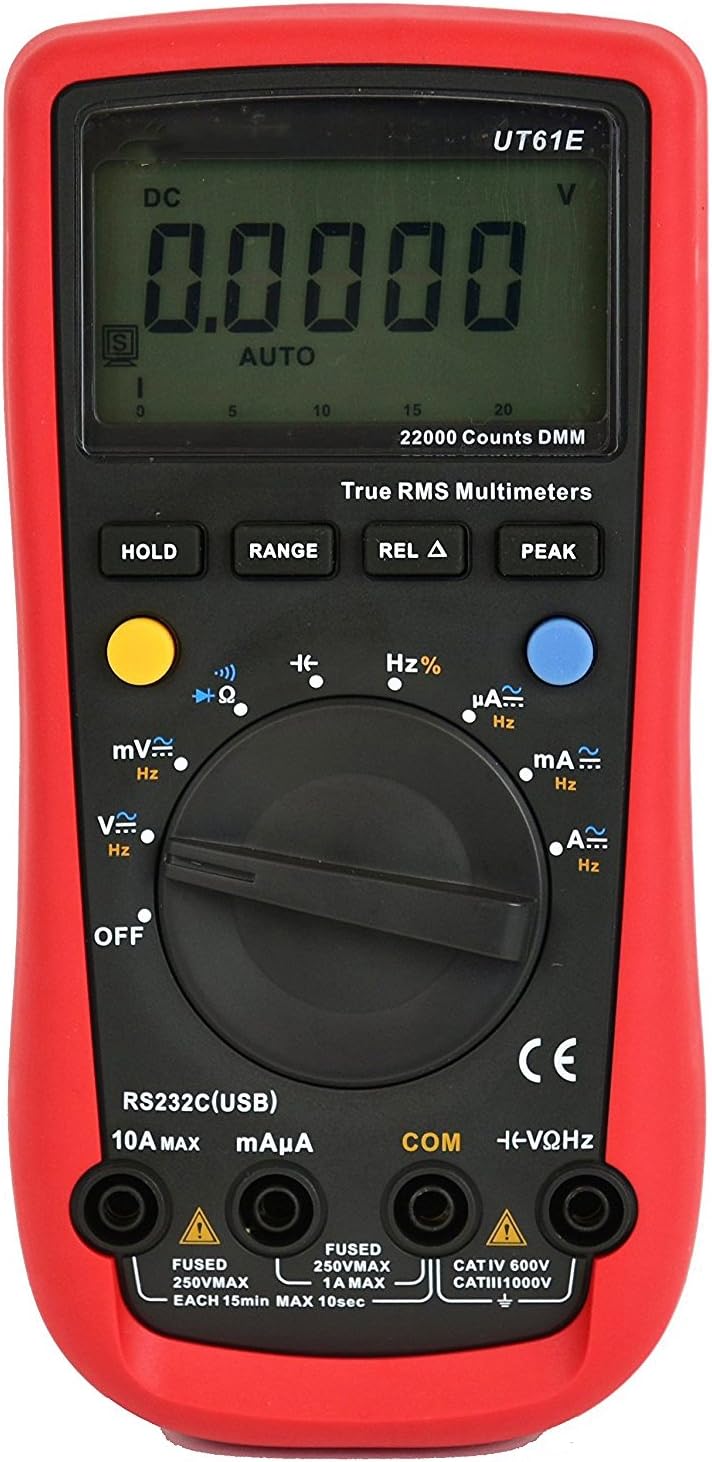 Amazon.com: UNI-T AC/DC Modern Digital Auto Ranging Multimeter ...