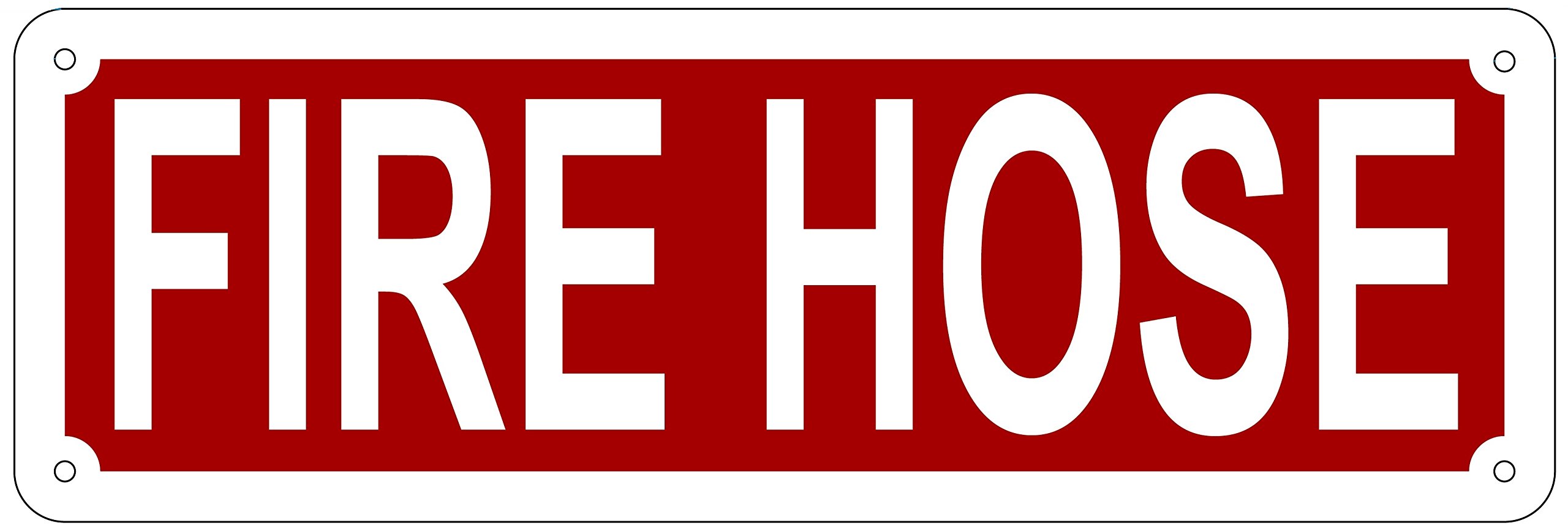 FIRE Pump DO NOT Disconnect Sign (Aluminium Reflective Signs, RED 4x12 ...