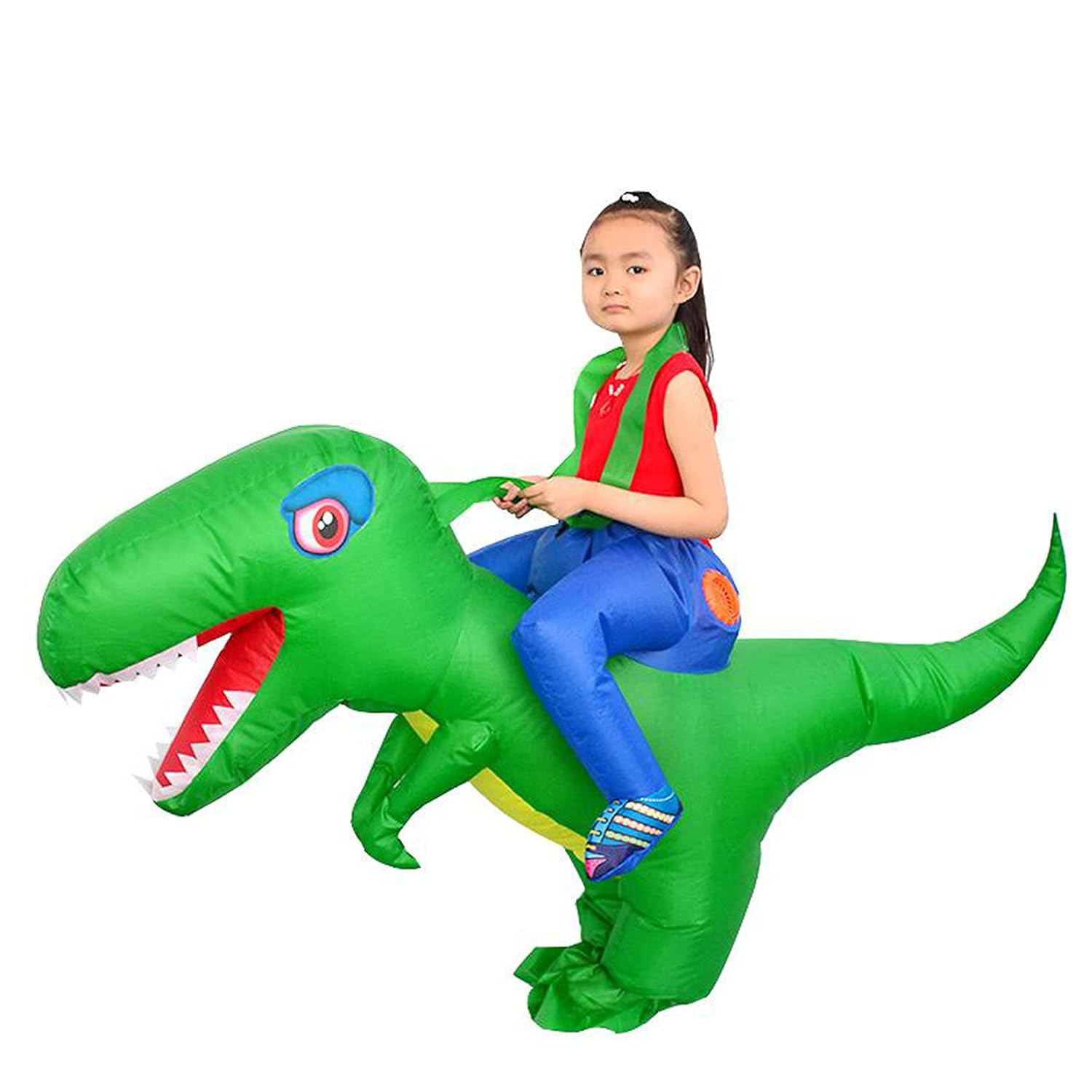 Buy YTREX Inflatable Dinosaur Costume Children Kids Ride Kid Dinosaur ...