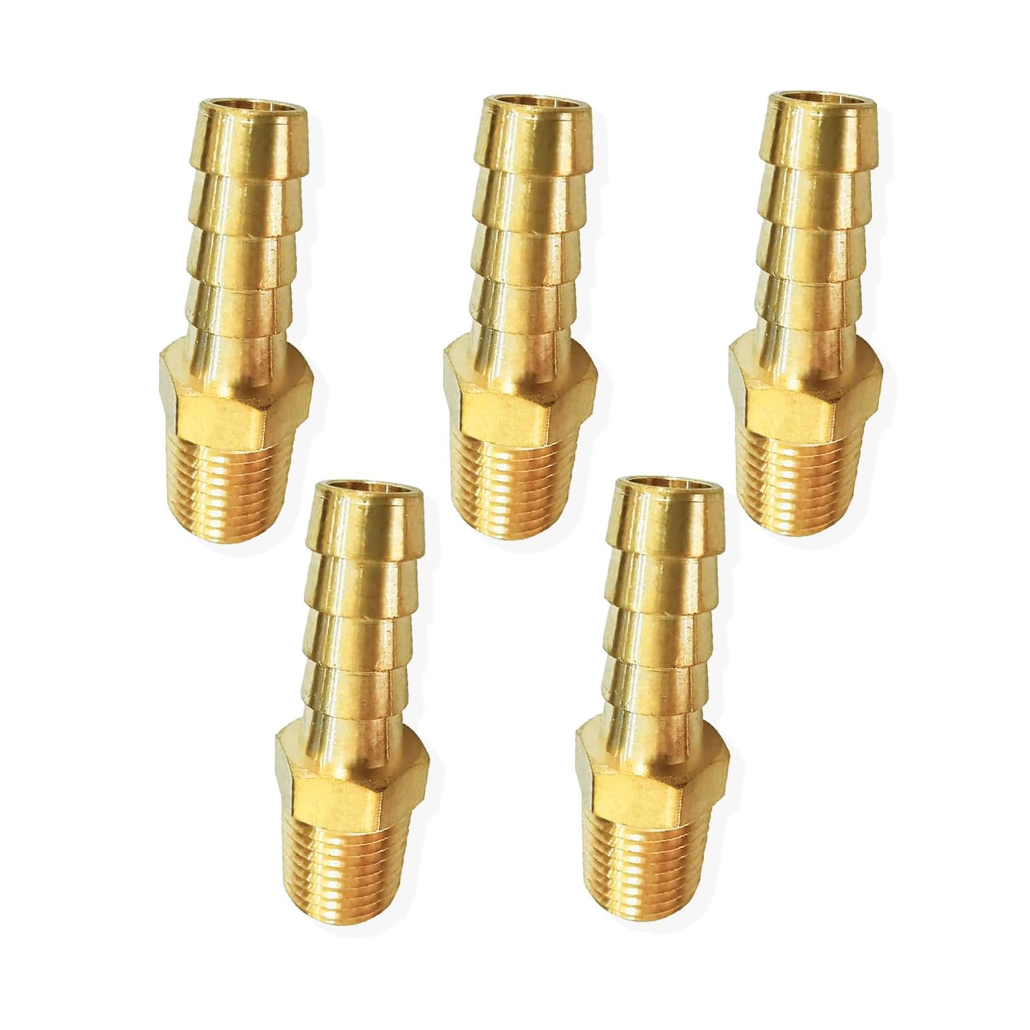 Amazon.com: AOPANDA Brass Hose Barb Adapter, 1/4" Hose Barb x 3/8" NPT ...
