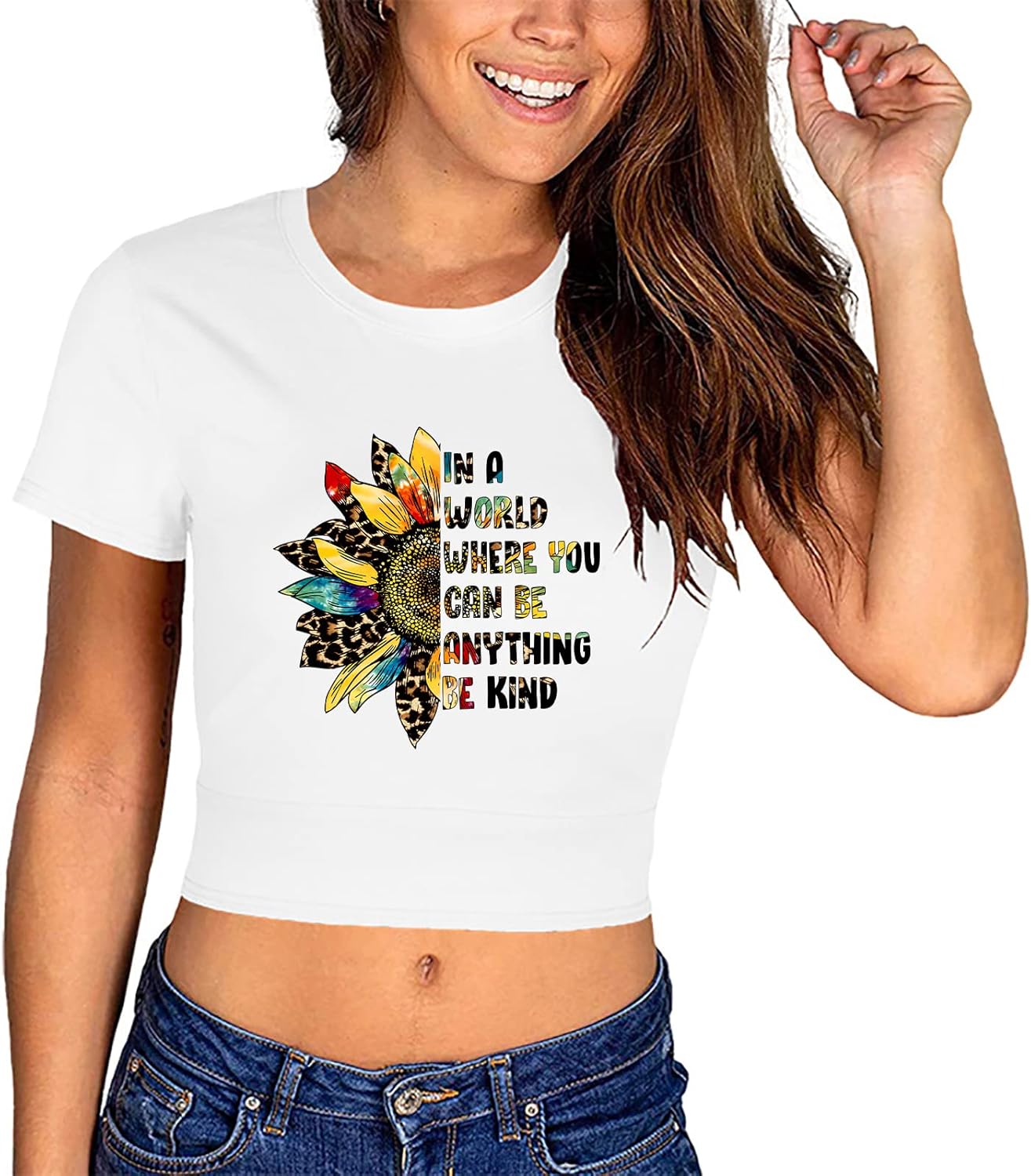 4 calcomanías para planchar con texto en inglés «Sunflower Mom» para ...