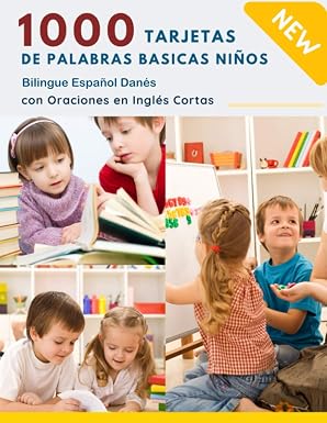 1000 Tarjetas de Palabras Basicas Niños Bilingue Español danés con ...