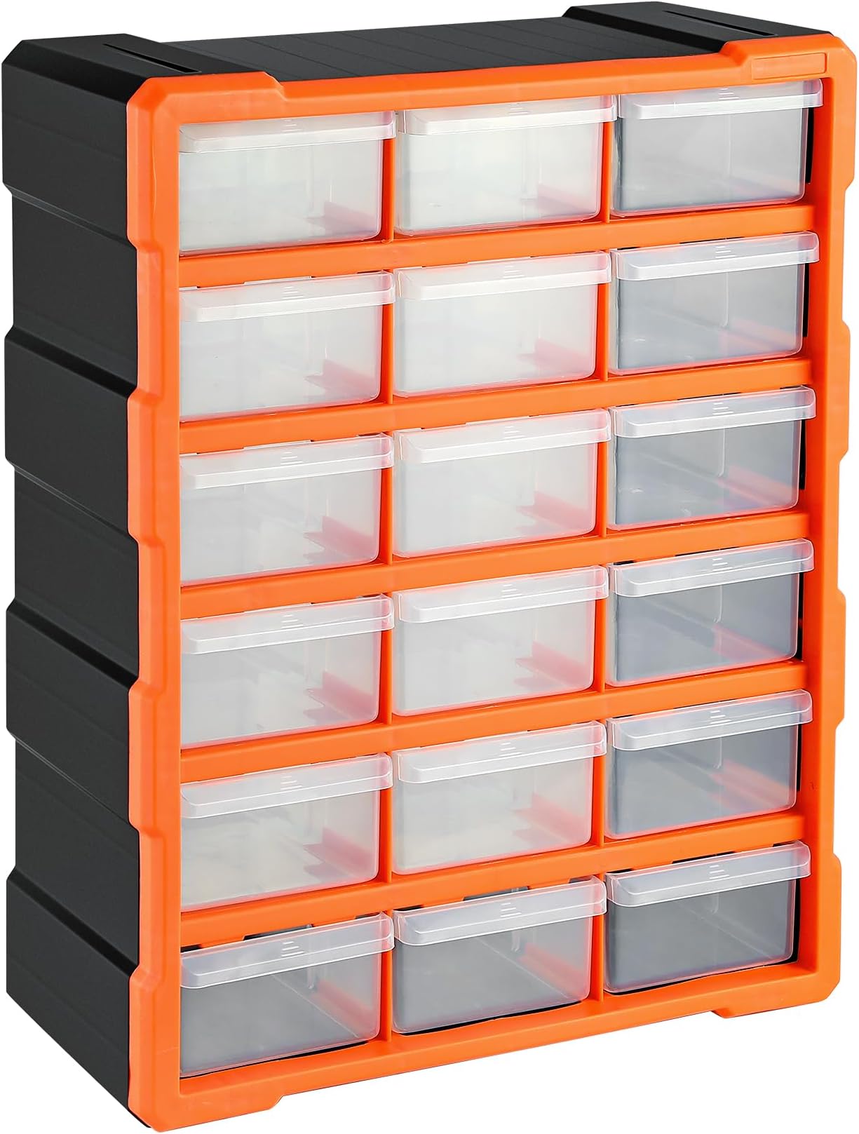 NAIMP 18PCS Multi Drawer Tool Bits Storage Organiser, Plastic DIY Craft ...