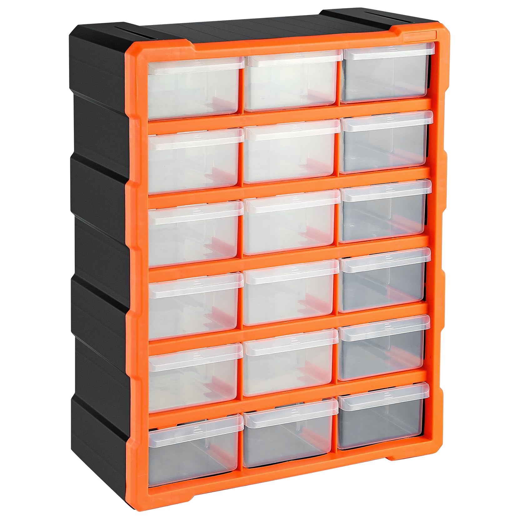 NAIMP 18PCS Multi Drawer Tool Bits Storage Organiser, Plastic DIY Craft ...