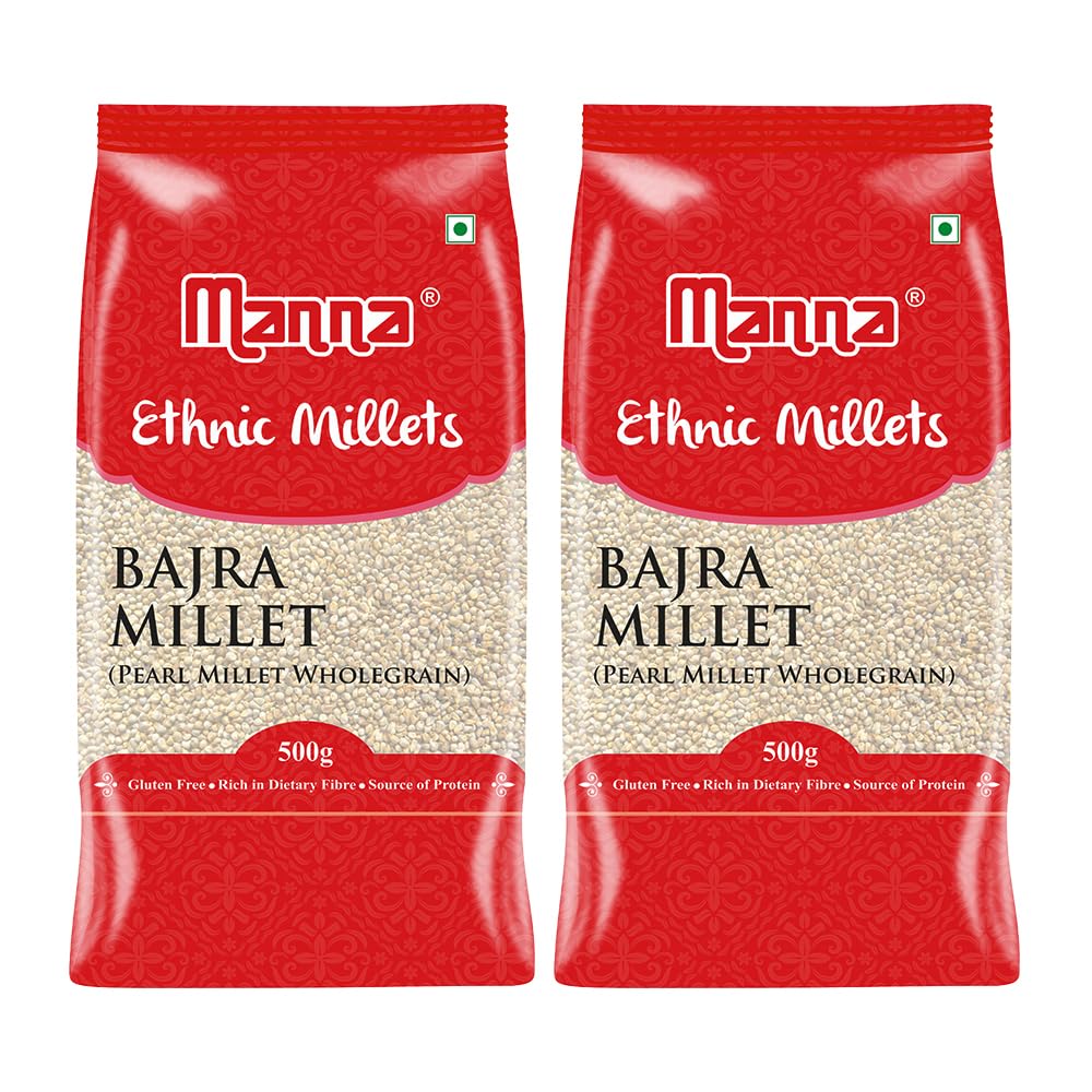 Manna 100% Whole Grain Bajra Pearl Millet Natural Grains Sajje Kambu ...