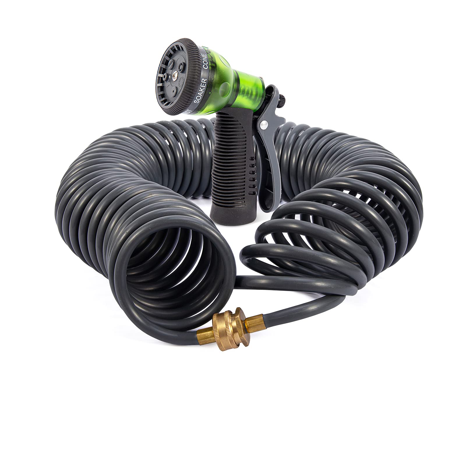 Buy YESTAR Coil Garden Hose,50 Feet Garden Hose Retractable with Spray ...