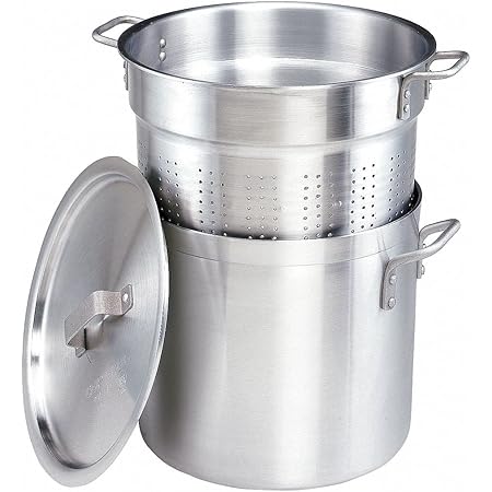 Amazon.com: 12 Qt Blancher / Pasta Cooker 3 Pc Set: Pasta Pot Sets ...