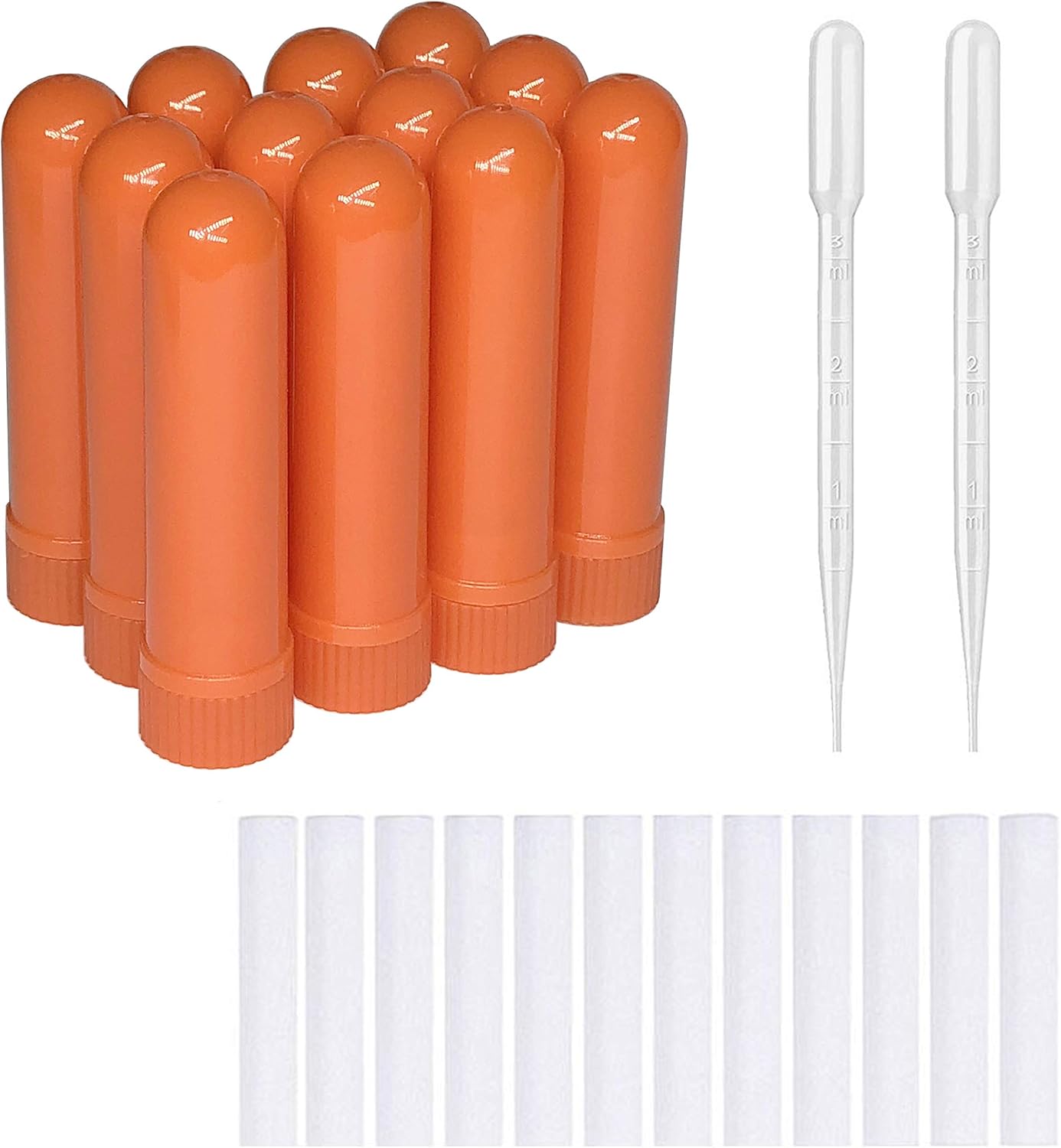 Amazon.com : zison 12 Sets(Orange) Essential Oil Aromatherapy Tubes ...