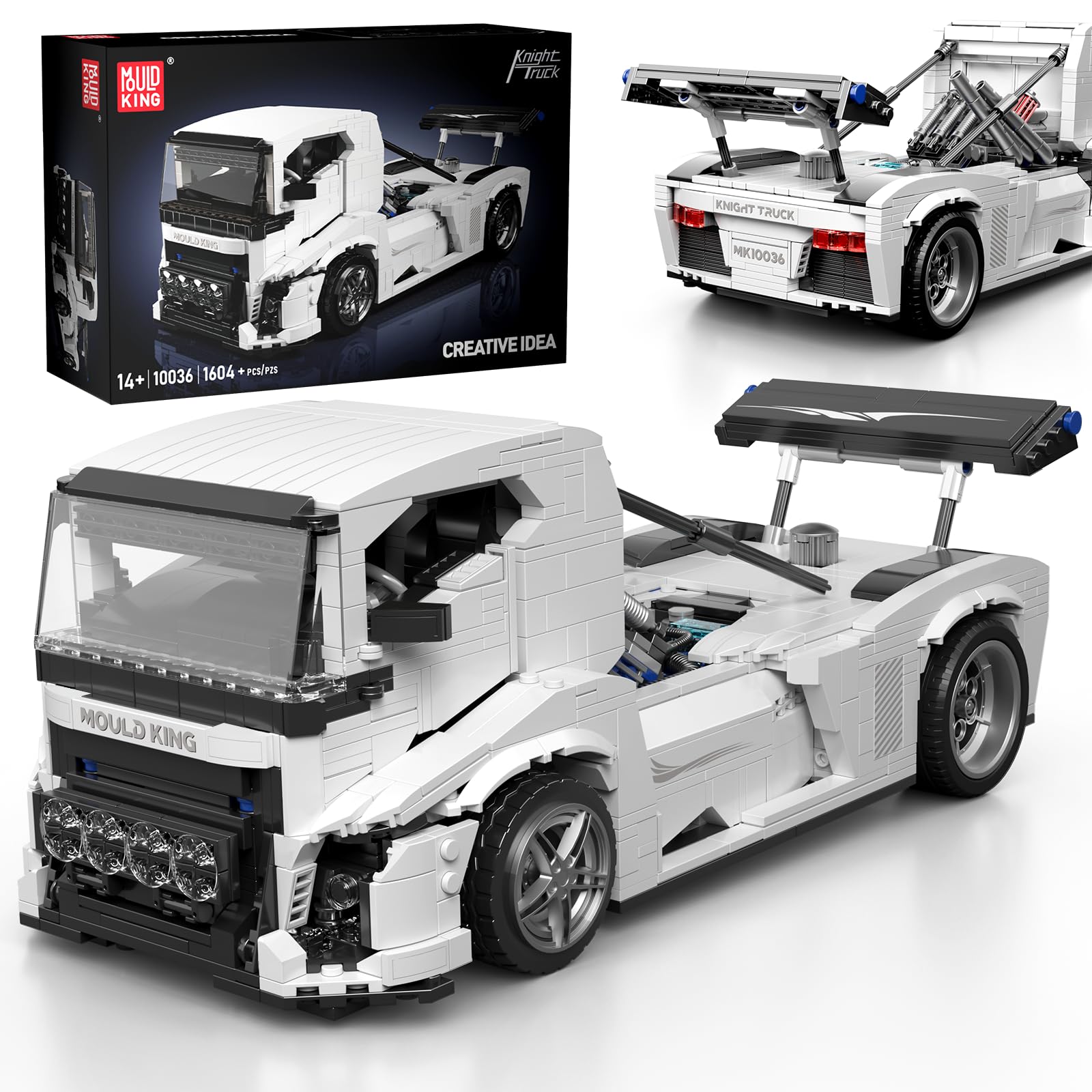 Snapklik.com : Tractor Truck Building Set-1604 Pieces, Semi Truck Toy ...