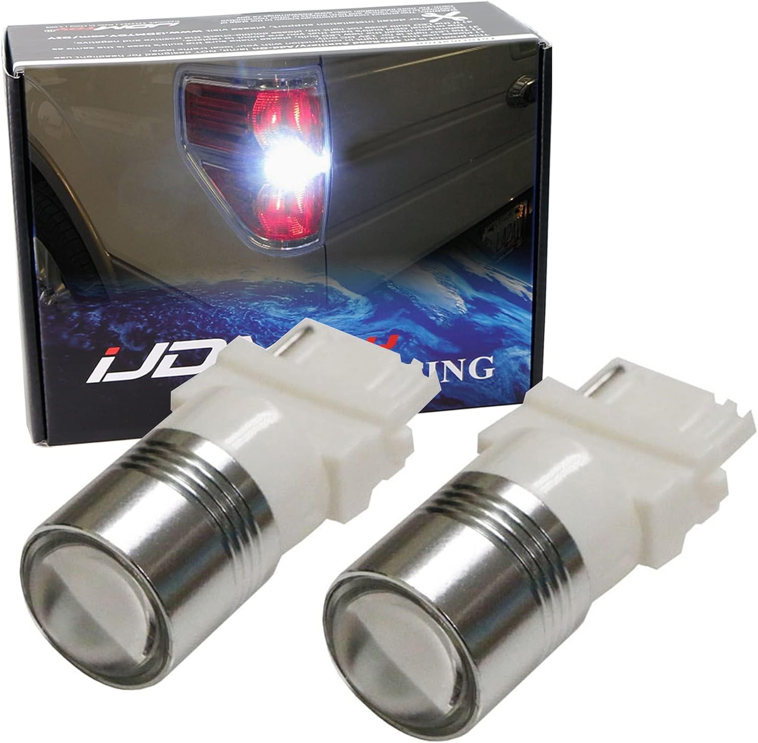 Amazon.com: iJDMTOY Xenon White High Power 3156 3157 LED Backup Reverse ...