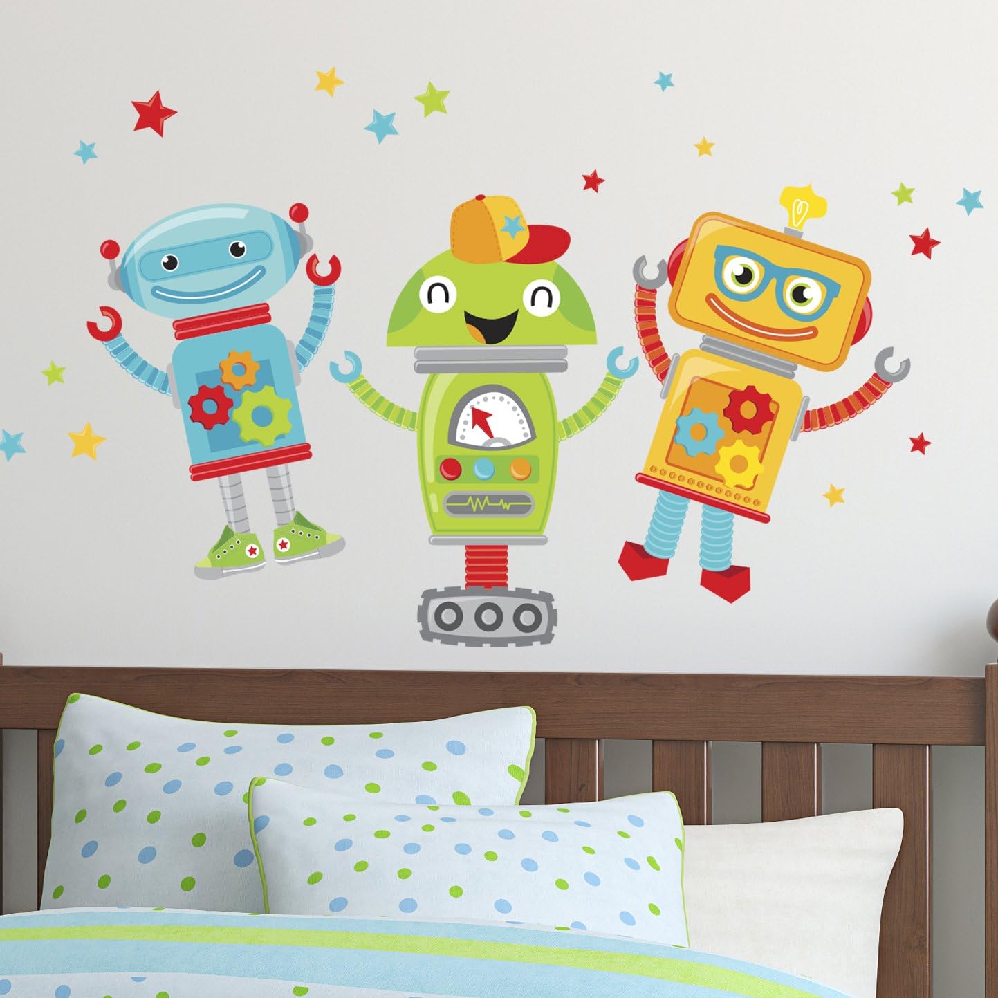Amazon.com: Wall Decals Art Stickers for Cute Kids Room Decor | Easy to ...