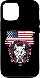 Amazon.com: iPhone 13 Pro Native American Flag 4th of July for ...