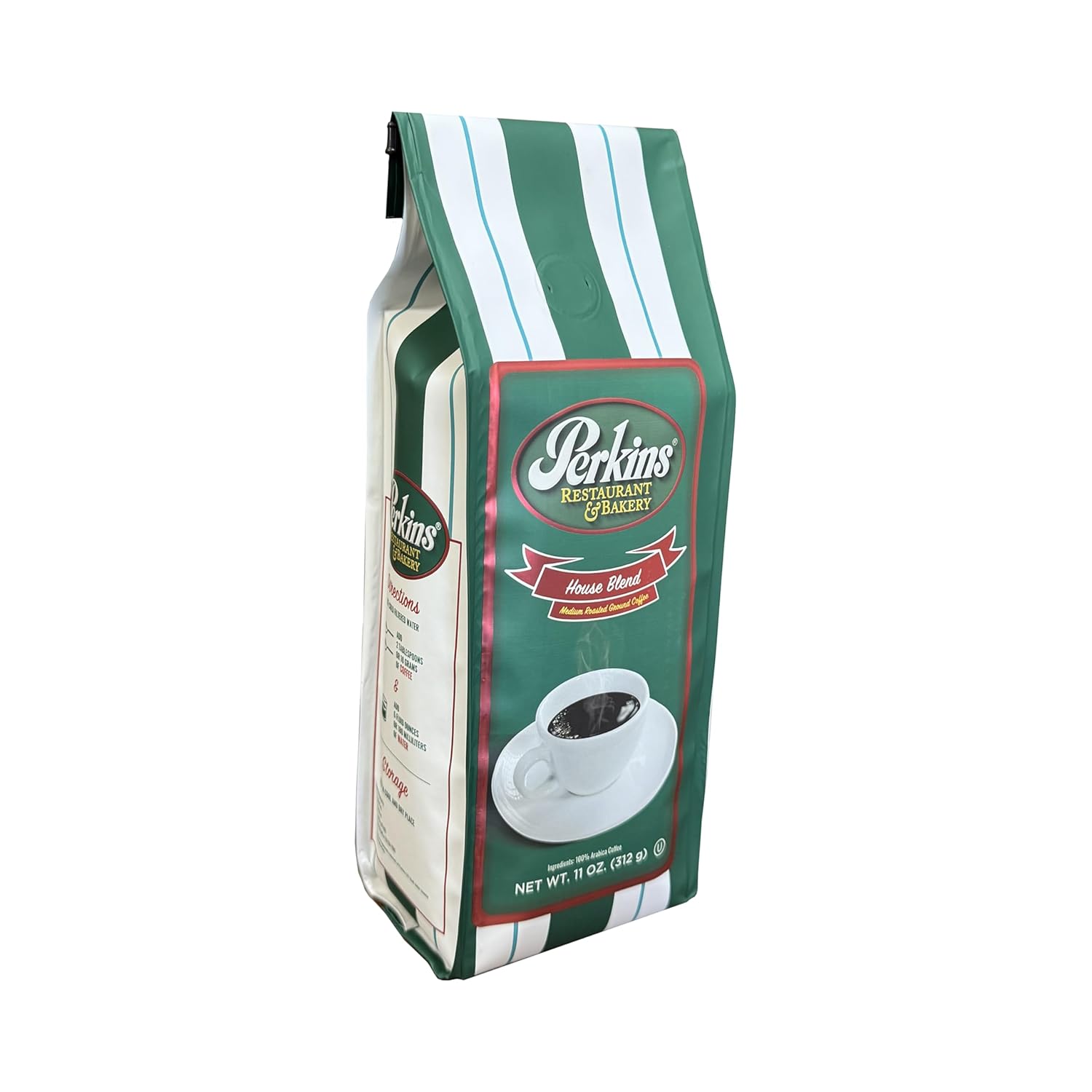 Amazon.com : Ground Coffee, Medium Roast, Perkins House Blend 100% ...